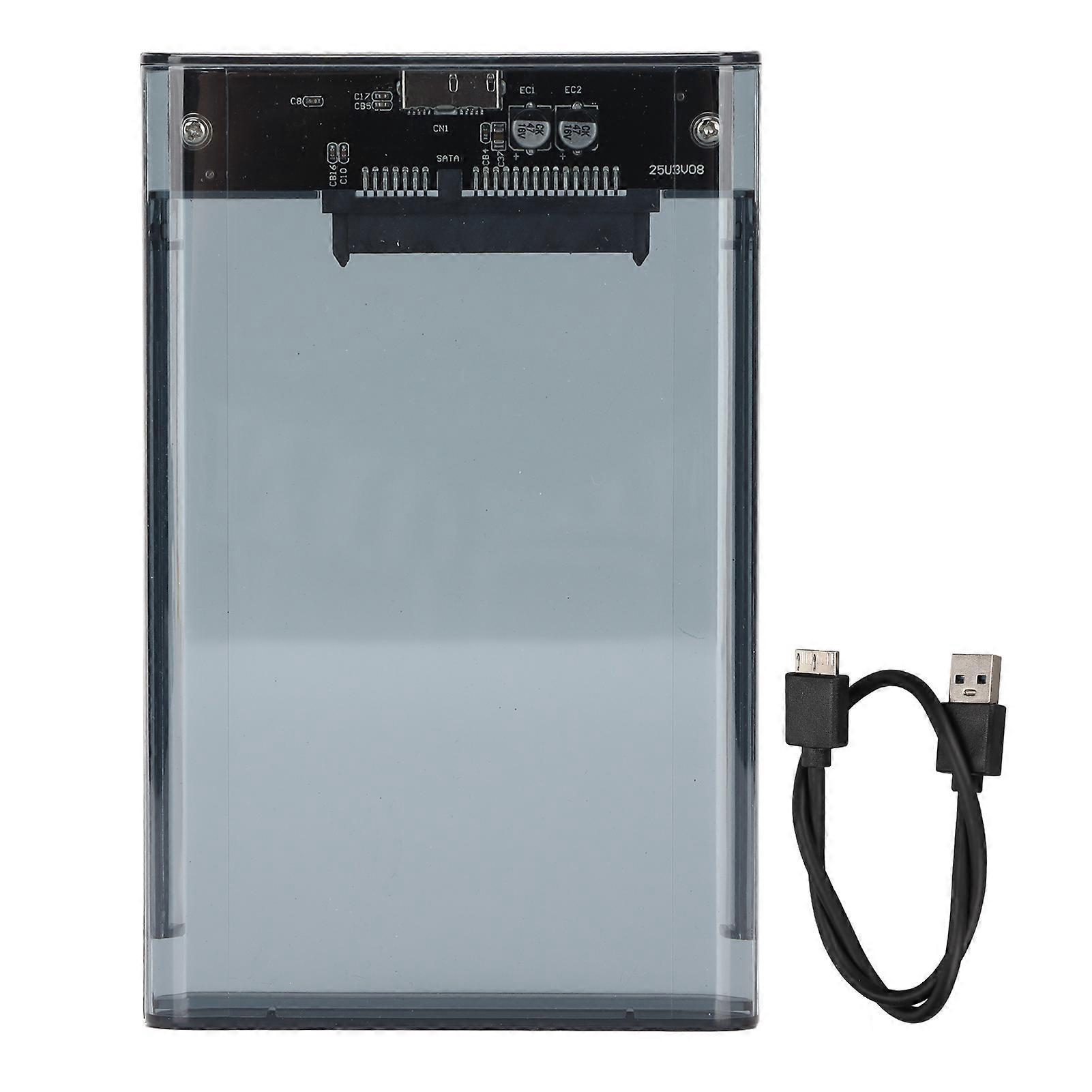 Hard Drive Enclosure USB3.0 SATA Hard Disk Enclosure Suitable for 2 ...