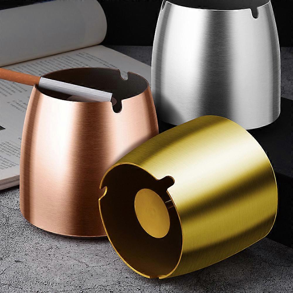 Metal stainless steel Ashtray With lid Creative Home KTV Bar Anti-fly ...