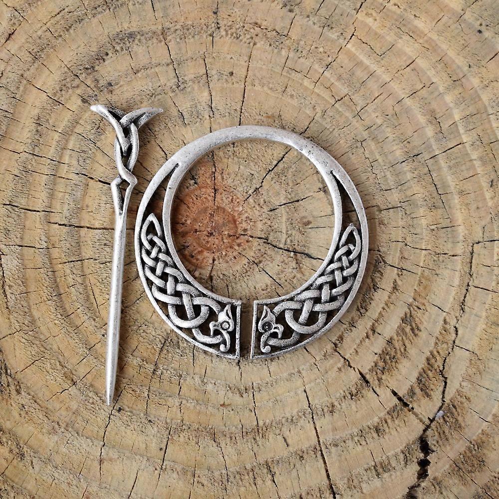 Viking Celtic Dragon Brooch Pin Medieval Brooch Norse Pagan Amulet ...