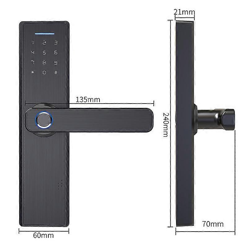 Tt Lock App Wifi Smart Fingerprint Door Lock, Electronic Door Lock ...