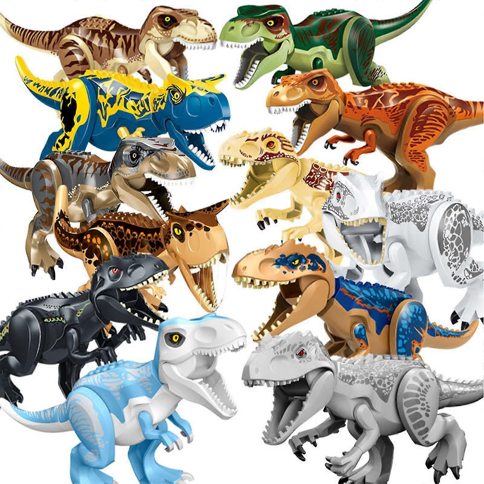 Dinosaur Figures, Indominus T Rex Blocks, Large Dinosaur Block, Kids ...