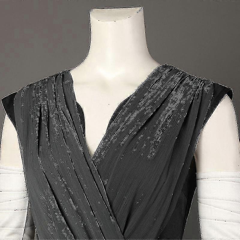 Rey Cosplay Costumes Black Jedi Knight Full Set Halloween Carnival ...