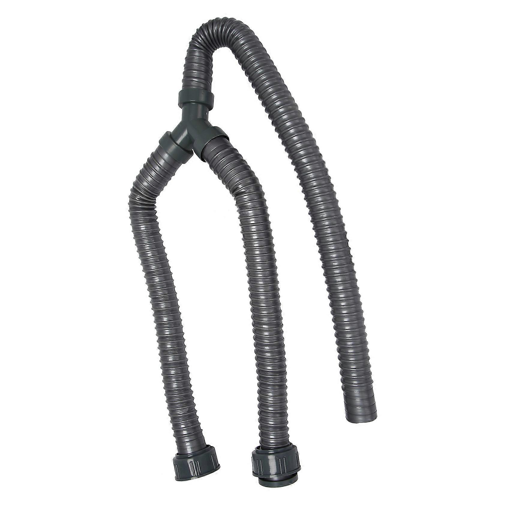 3.3Ft Washing Machine PVC Y Shaped Drain Discharge Hose Washer Pipe ...