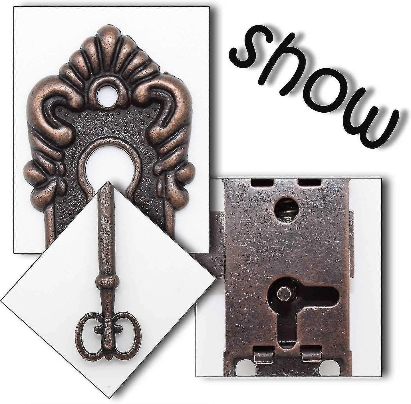 Antique Lock Set Antique Lock And Key, Vintage Design Furniture ...