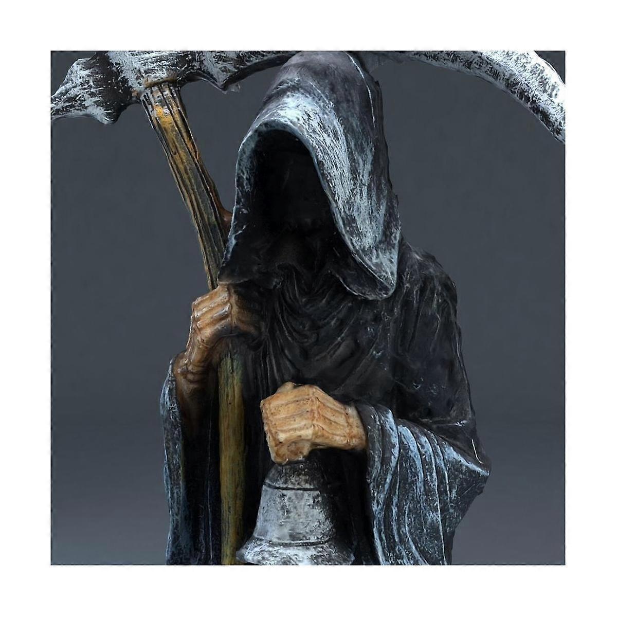Holy Death Statue Standing Decorative Grim Holding Scythe Statue Altar ...