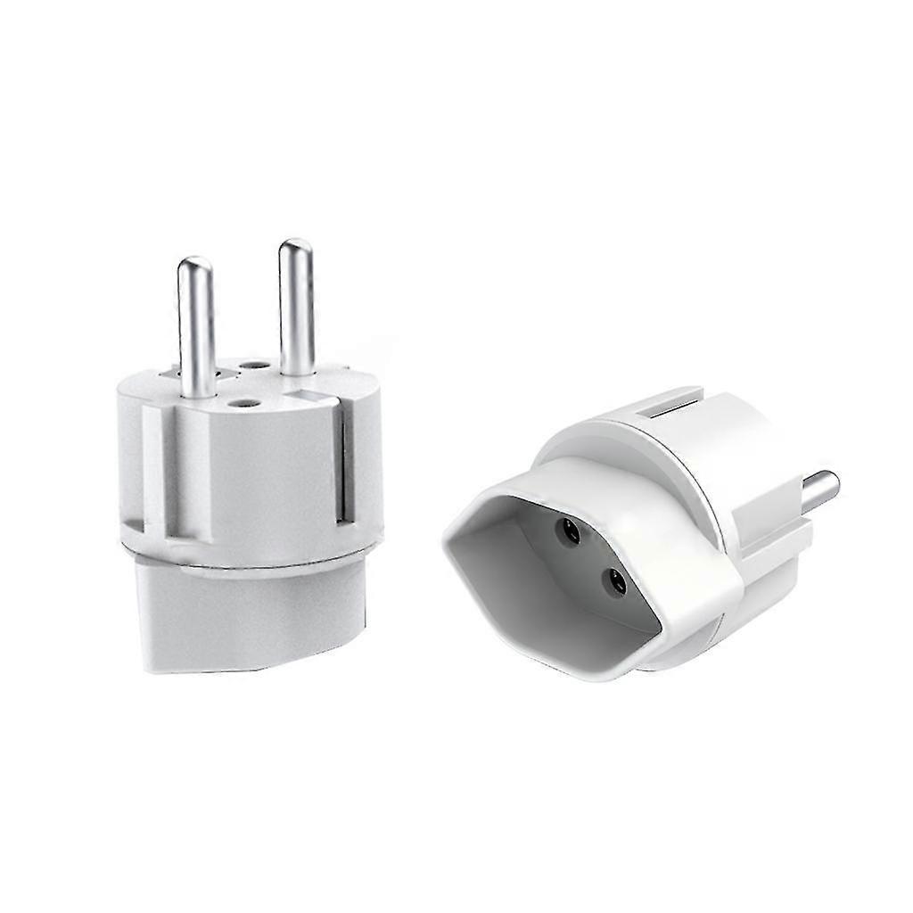 Swiss To European Plug Adapter 250v Socket Power Converter For France ...