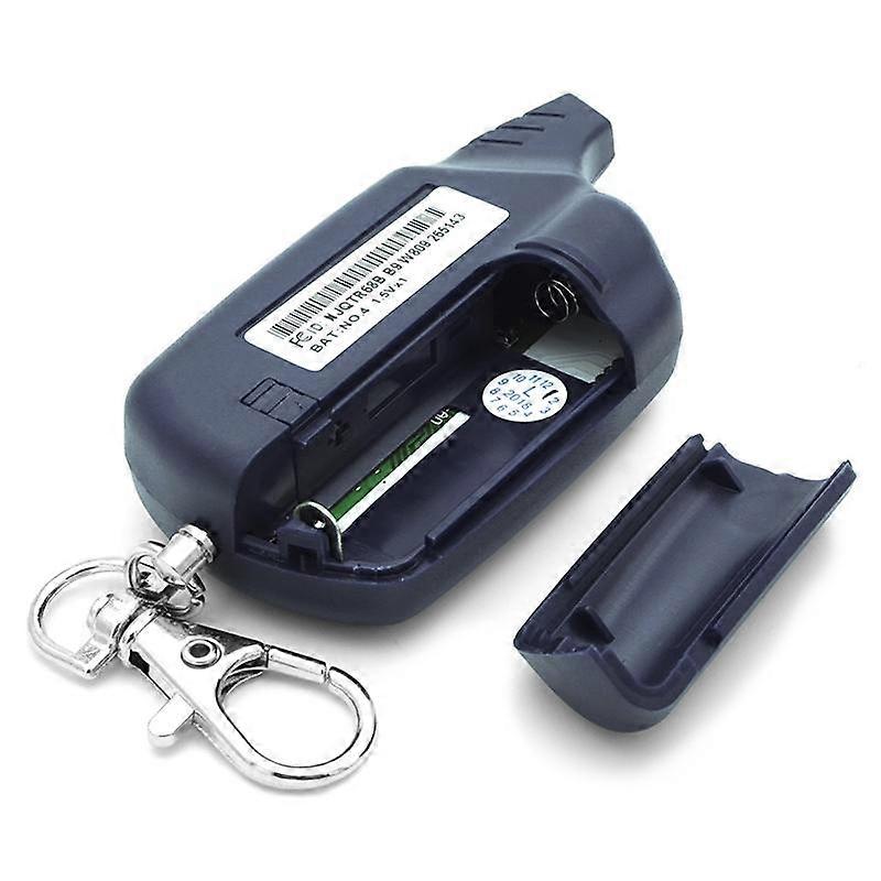 Remote Control Car Key For Russia B9 Two Way Car LCD Alarm Car Key Fob ...