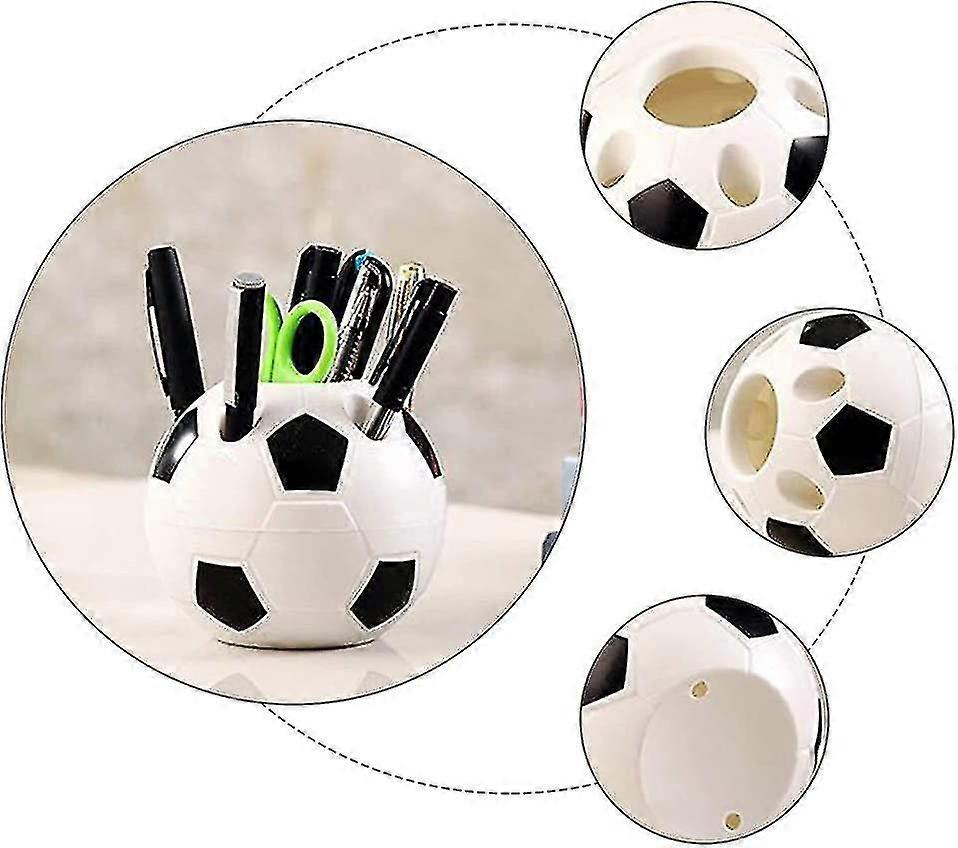 Creative Pen Holder, Football Multifunction Football Pen Box Desk Diy ...
