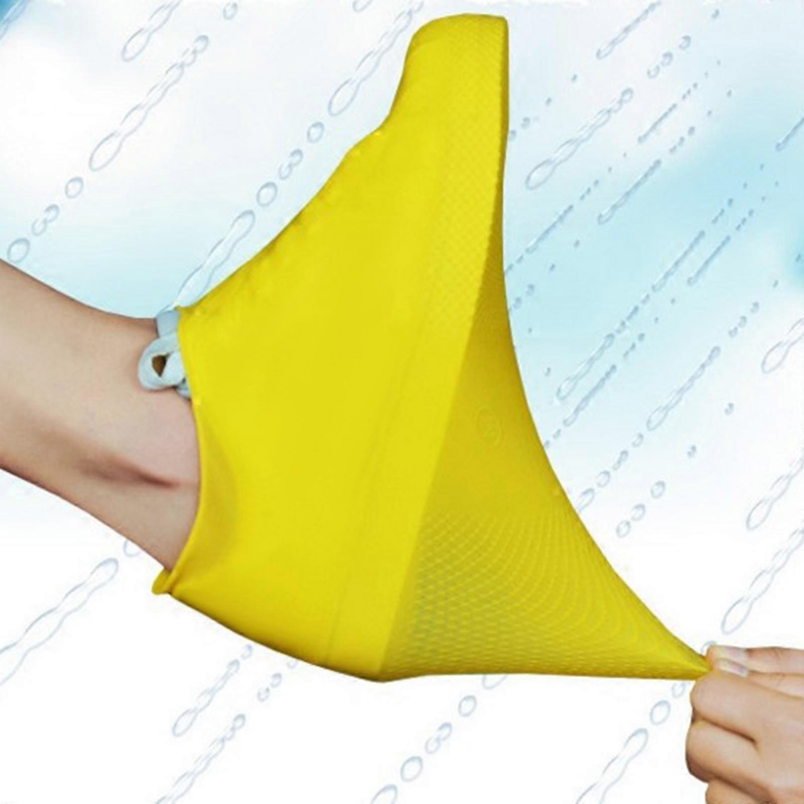 Rain Boots Latex Snow Boots Rain Shoe Covers for Adults Kids Cycling ...