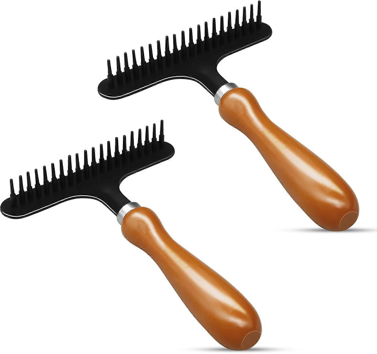 2Pcs Carpet Rake, Handheld Carpet Rake for Fluffing Carpets, Carpet ...