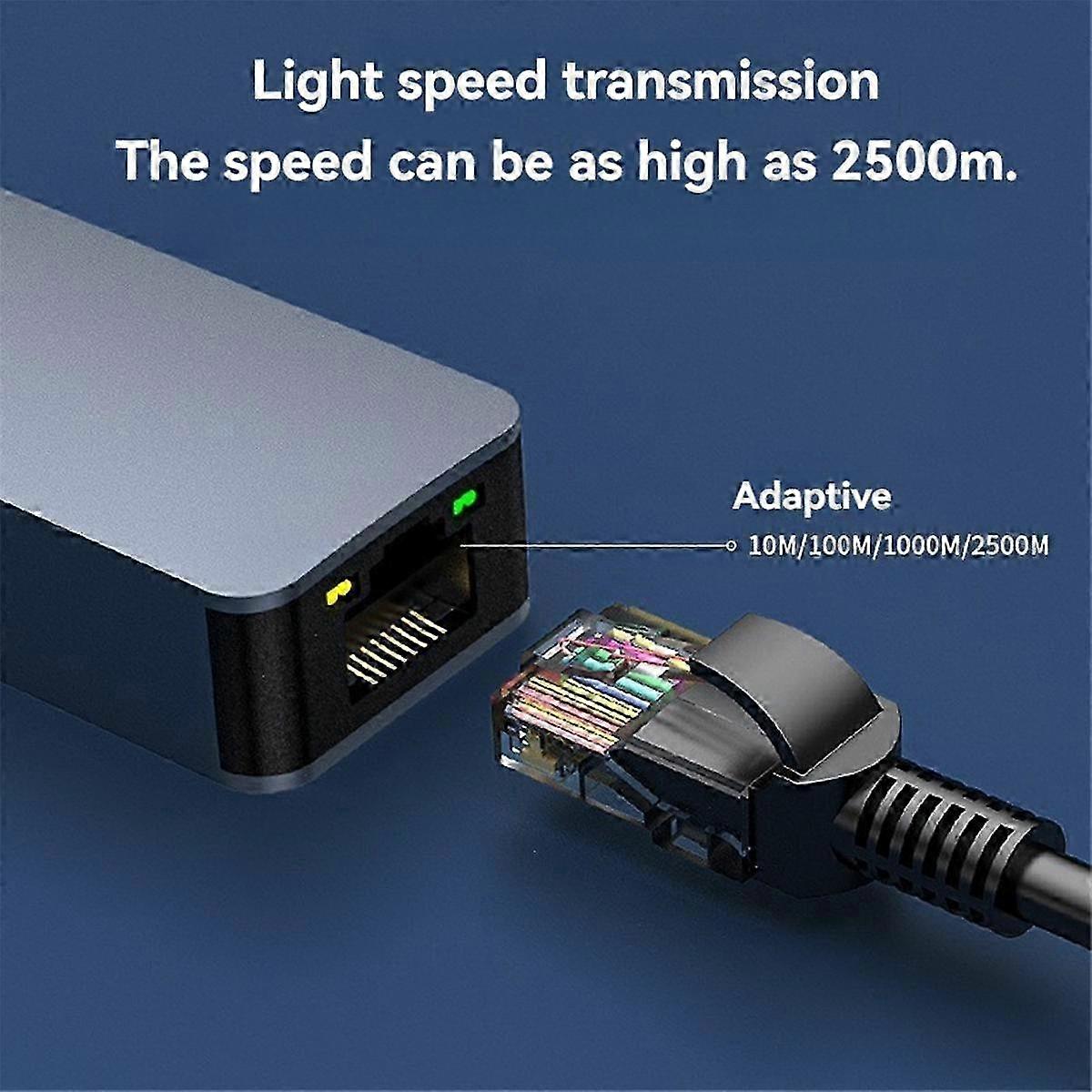 2500mbps Usb C Ethernet A Rj45 2.5g Usb Adattatore Cablato Rj45 Lan ...