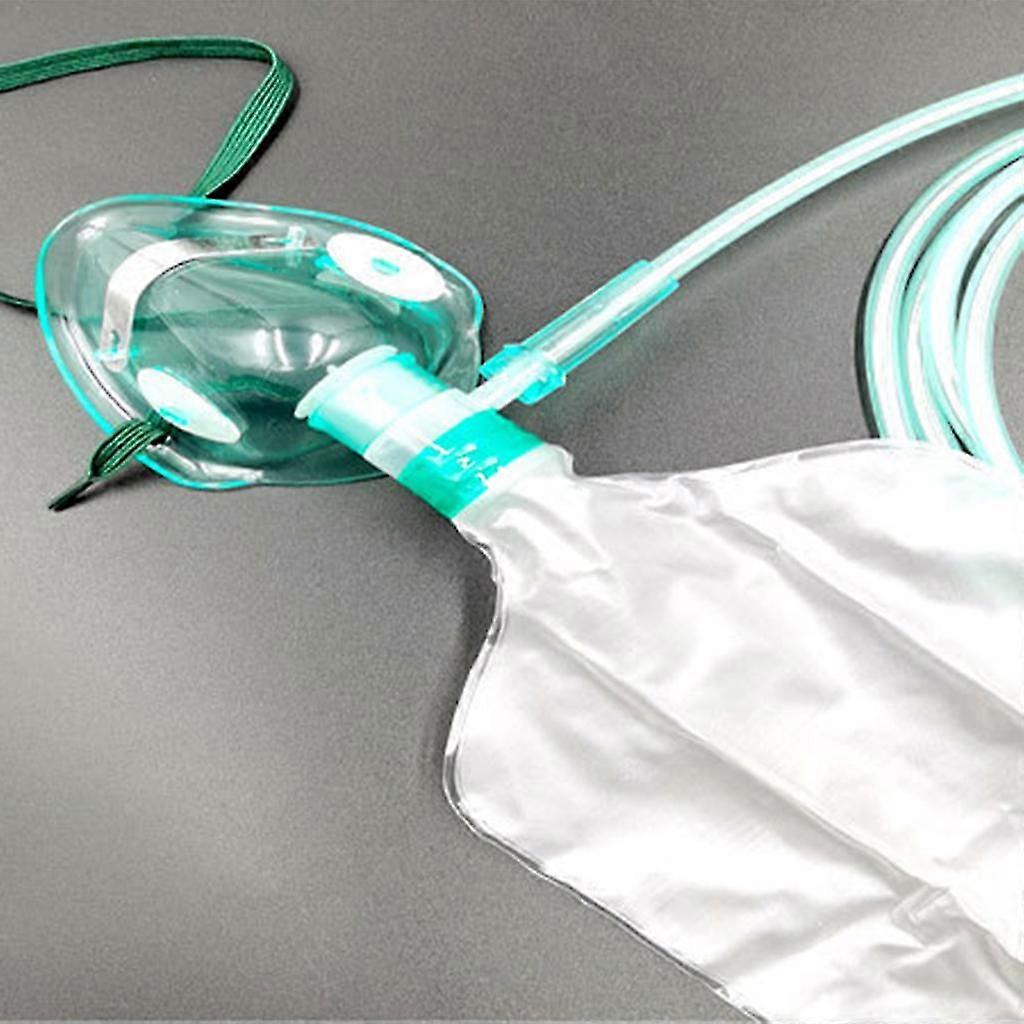 Non-rebreathing Oxygen Mask With High-flow Soft Oxygen Cannula ...