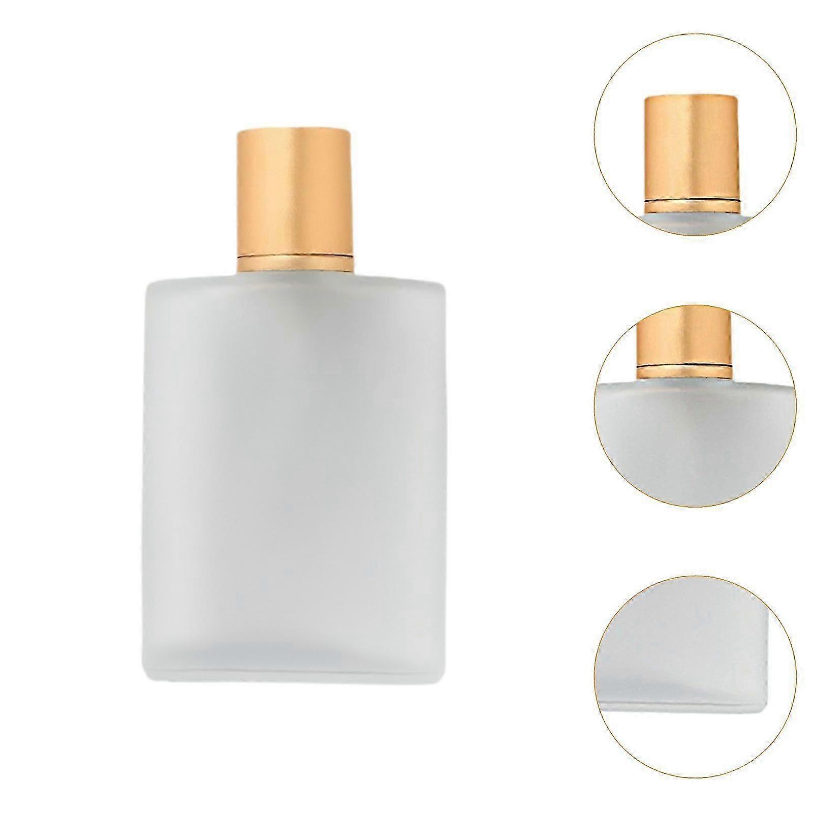 Frosted Glass Spray Bottle No Leaking Refillable Empty Travel Perfume ...