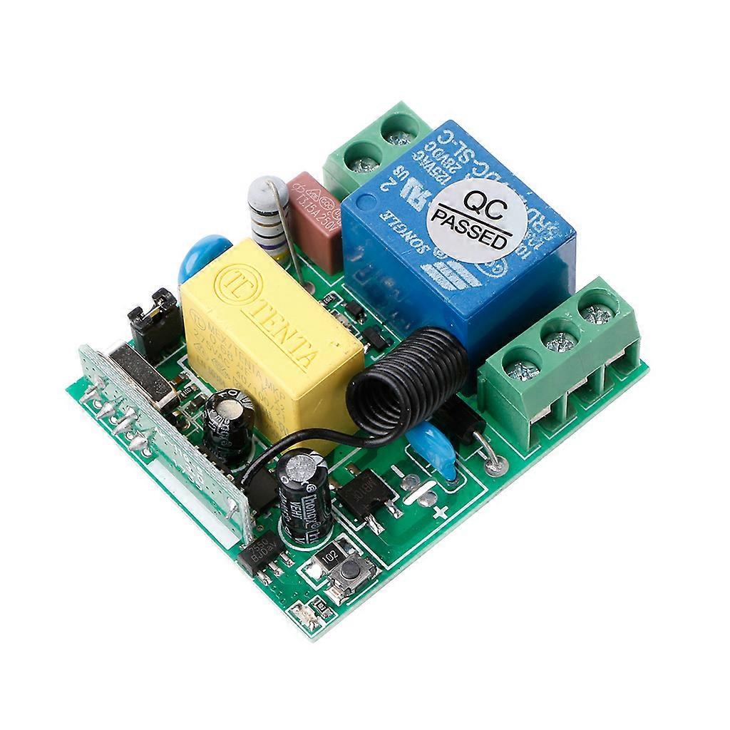 Wireless Remote Control 433MHZ 12V 1 Channel Relay Remote Switch Module ...