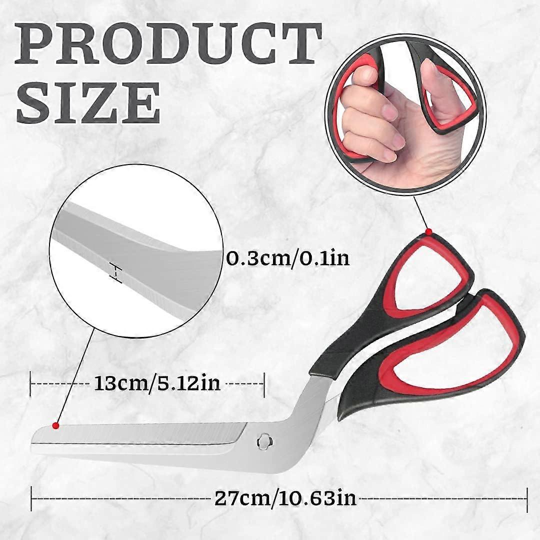 Professional Pizza Scissors, Pizza Cutter Stainless Steel Pizza Cutter ...