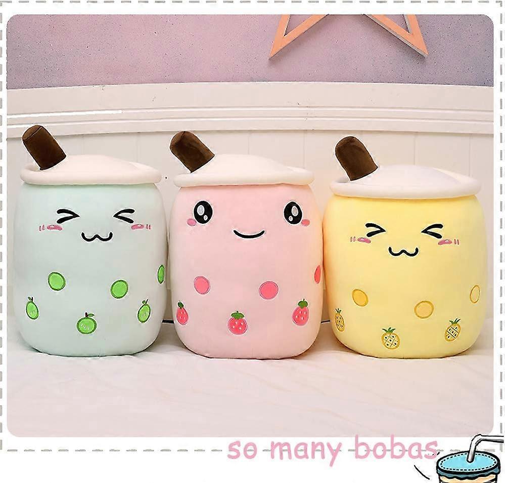Cute Cartoon Boba Milk Tea Soft Plush Doll, Giant Boba Bubble Plushie ...