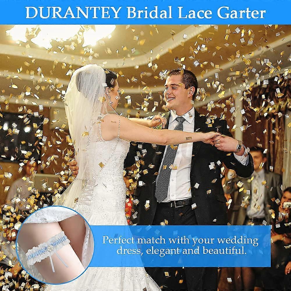 Bridal Garter Lace Garter Wedding Garter Elasticated Bridal Lace Garter ...