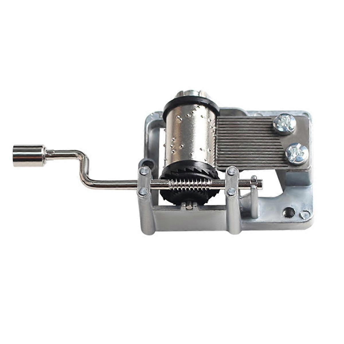 Hand Crank Music Box, DIY Piano Model Music Box Movement Accessories ...