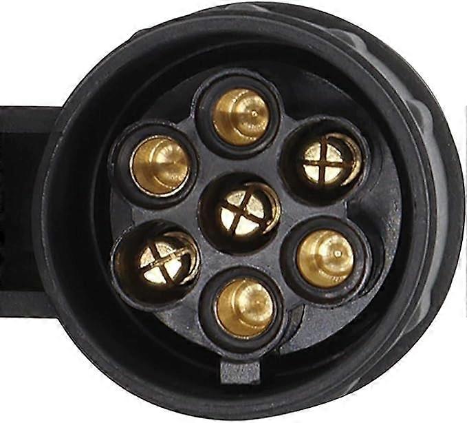 2024,13 to 7 pin plug trailer adapter waterproof trailer adapter for ...