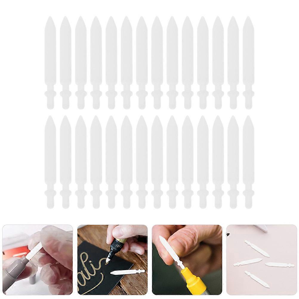50pcs Acrylic Marker Replaceable Nibs Paint Pen Tips Paint Markers ...