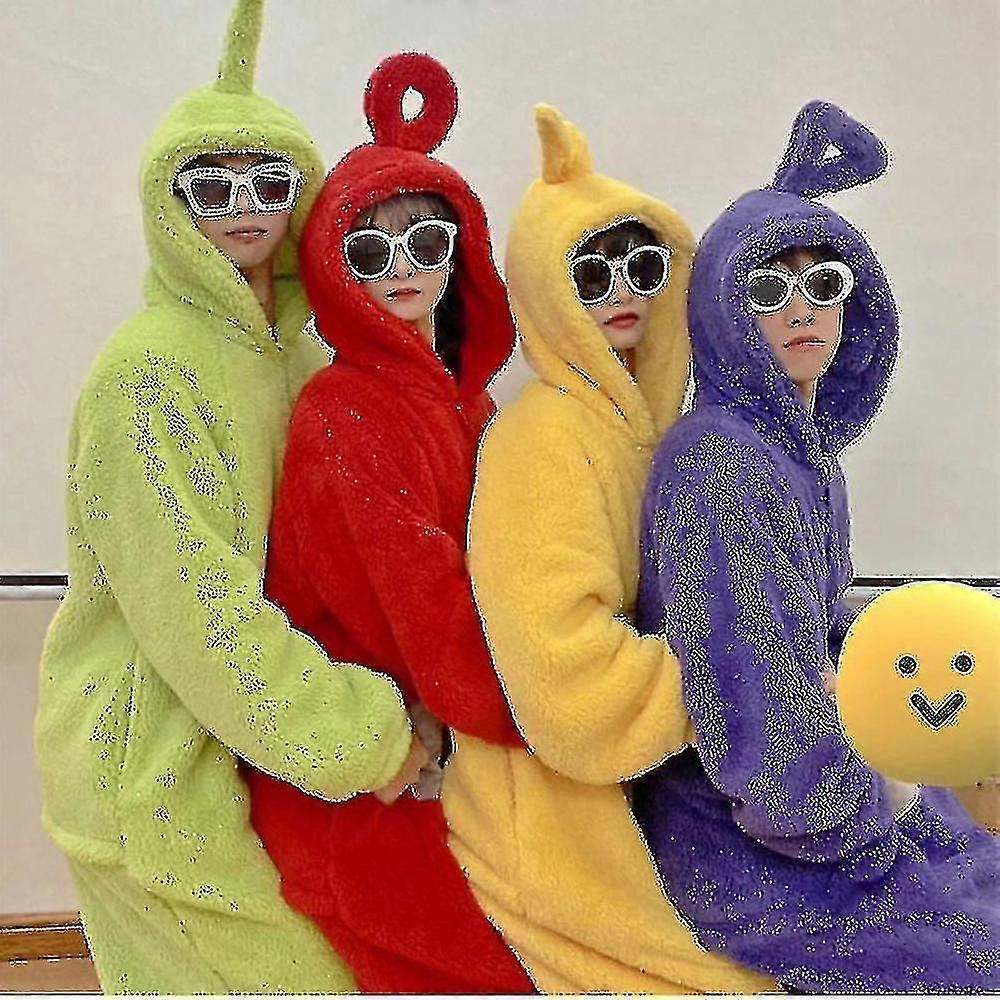 Home 4 Colors Teletubbies Cosplay For Adult Funny Tinky Winky Anime ...