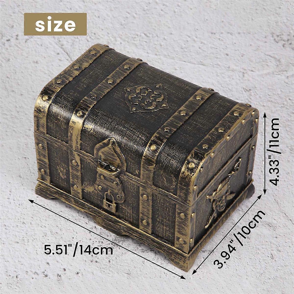 Pirate Treasure Chest Decorative Treasure Chest Keepsake Jewelry Box ...