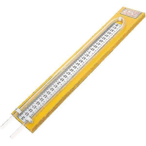 Easy Read U-Tube Manometer for Radon Mitigation System Monitoring, Wood ...