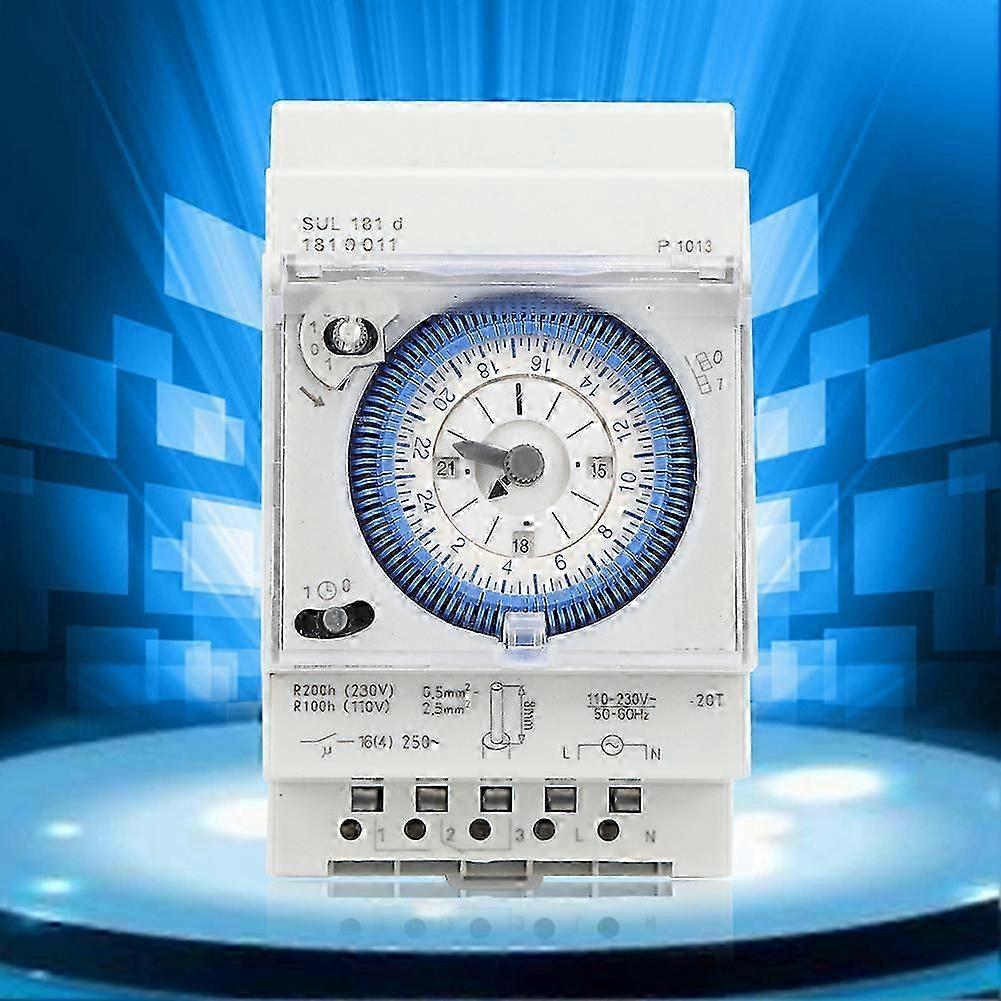SUL181D Mechanical Timer 15 Minutes 24 Hours Timer Time Switch Relay ...