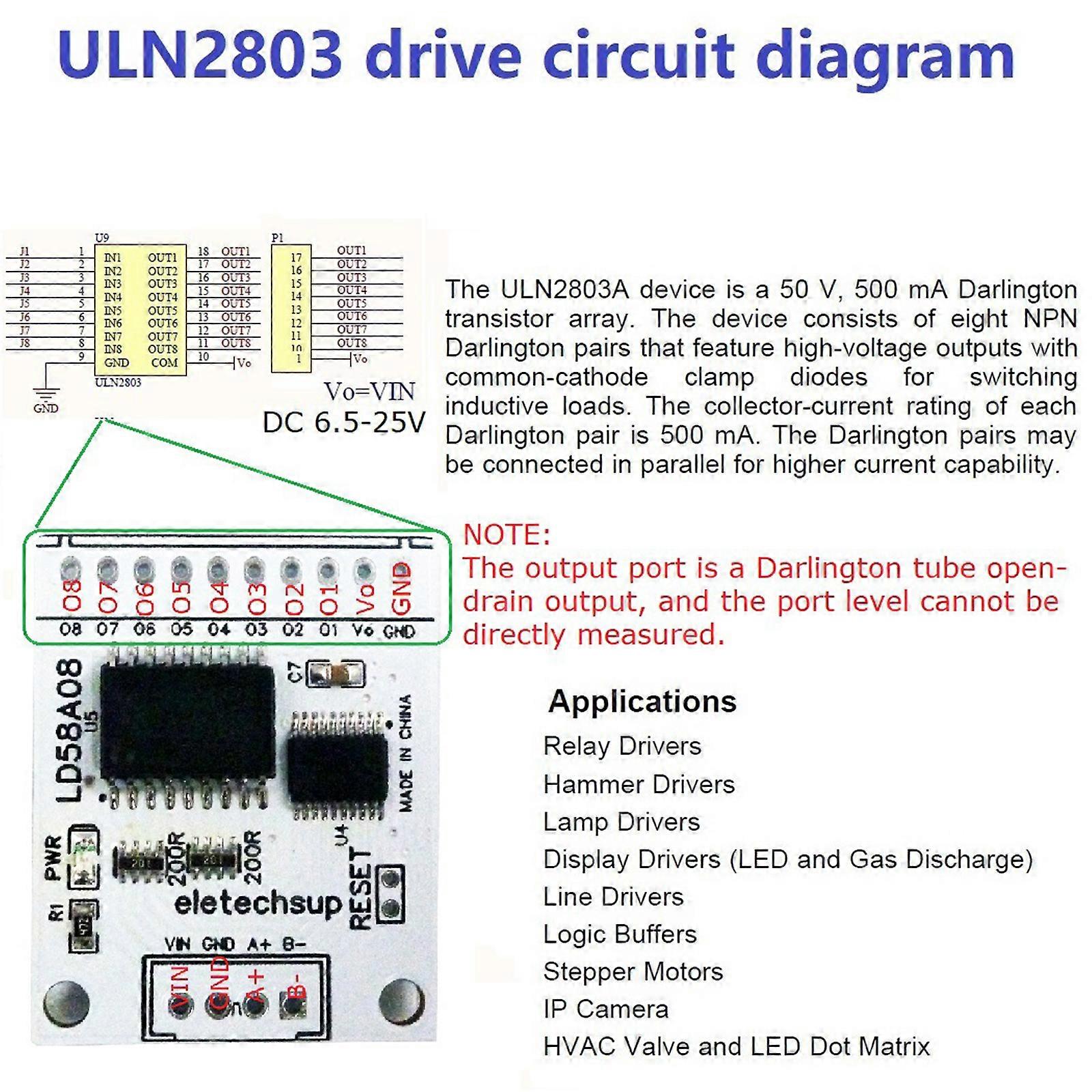 8ch RS485 Modbus RTU DO/PWM Output MOS Driver Board for Multilayer ...