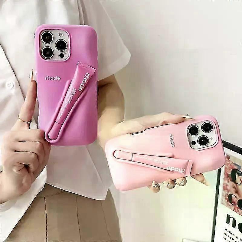 Rhode Lip Gloss Raspberry Phone Case for iPhone 16 15 14 13 12 11 Pro ...