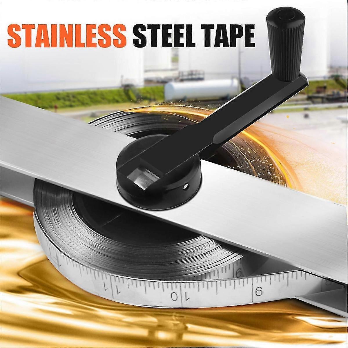 Oil Gauging Tape 10M/33ft Stainless Steel Sounding Tape Measure with ...