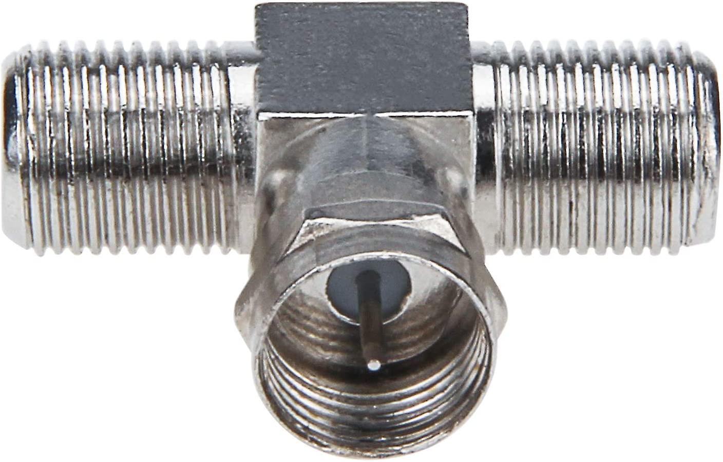 Coaxial Cable Splitter, Tv Splitter 2 In 1 Out 2-pack F Type Rg6 Male ...