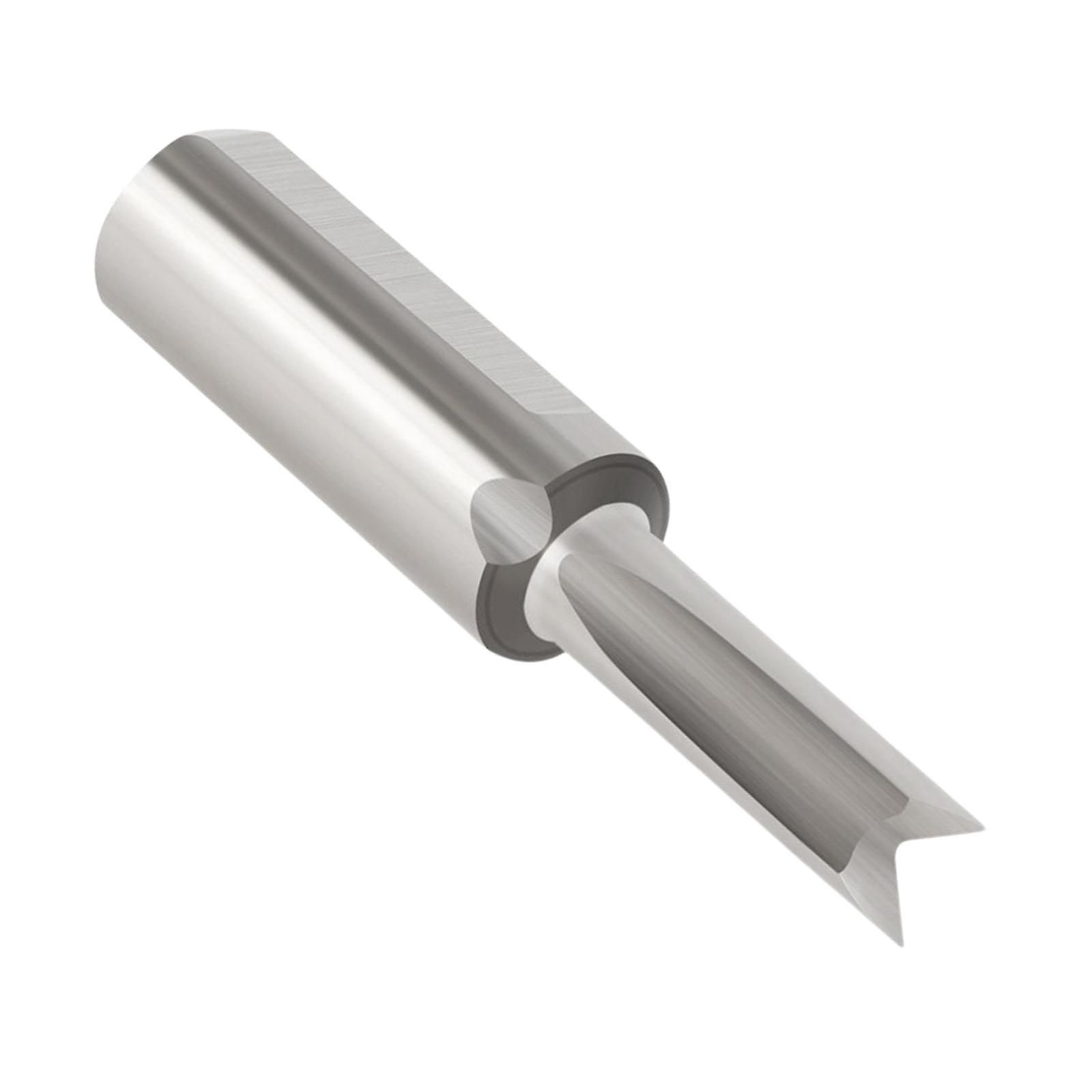 High Speed Steel Groove Router Bit 1/2 inch Shank 2 Teeth T Slot ...