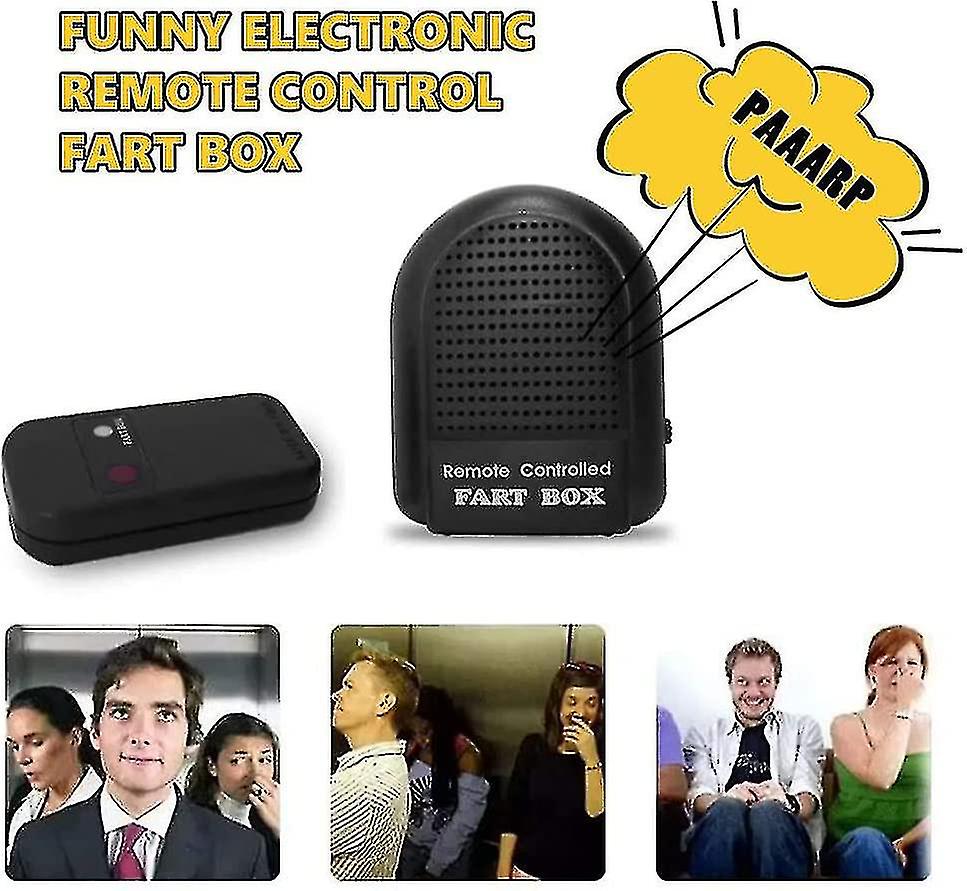 Electronic Remote Control Fart Box, Children Toy Joke Prank Novelties ...