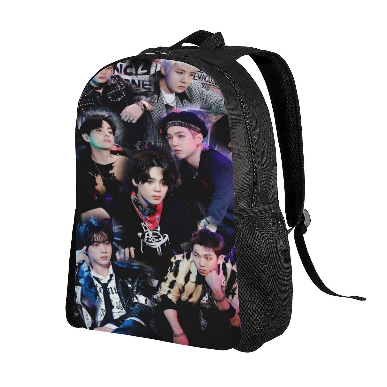 Kids K-Pop BTS Backpack 3D Print Cartoon Anime Backpacks Teenagers ...