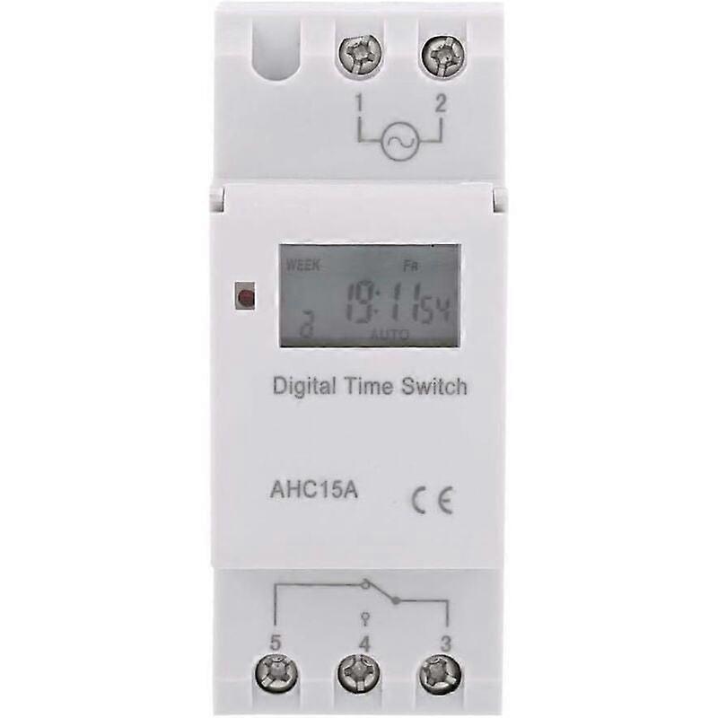 Digital Programmable Timer Lcd Display Programmable Time Switch Weekly 4682