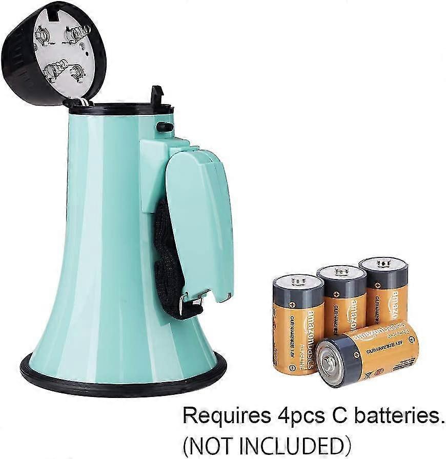 Portable Megaphone Bullhorn 25 Watt Power Megaphone Speaker Voice And ...