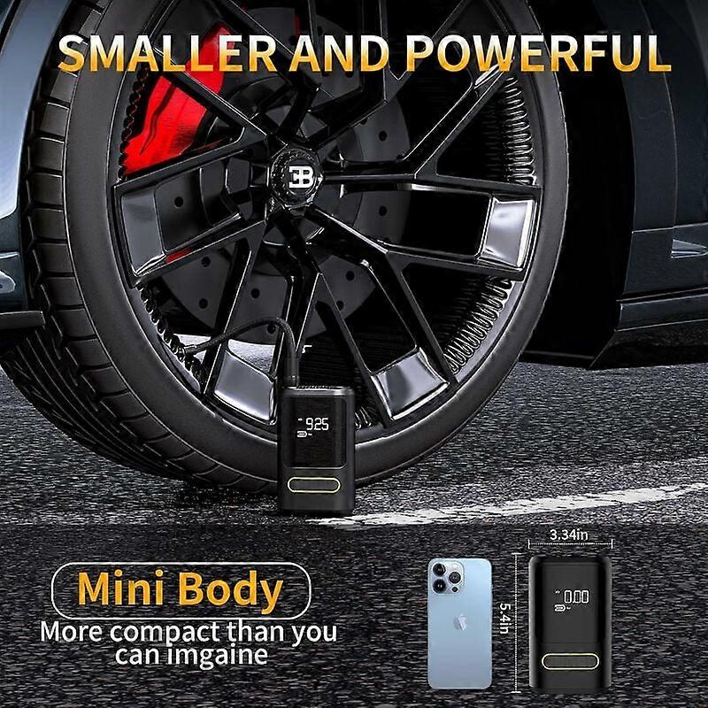 6000mAh Mini Pompe Air lectriqueCompresseur Air Portatif Gonfleur Pneus ...