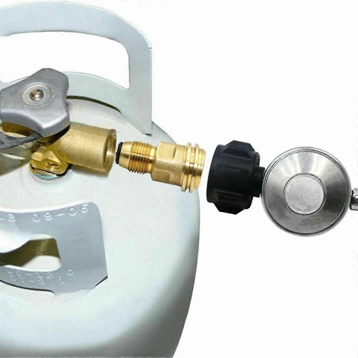 Propane Tank Adapter Converts POL LP Tank Service Valve to QCC1 / Type1 ...