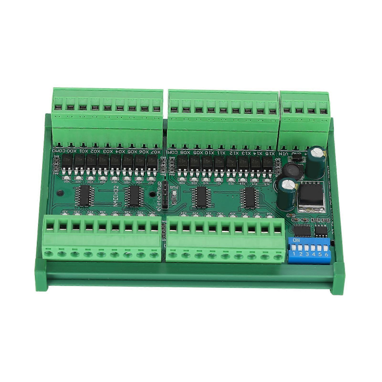 RS485 Input Controller 32 Channel DIN Rail Isolated PLC Switch Quantity ...