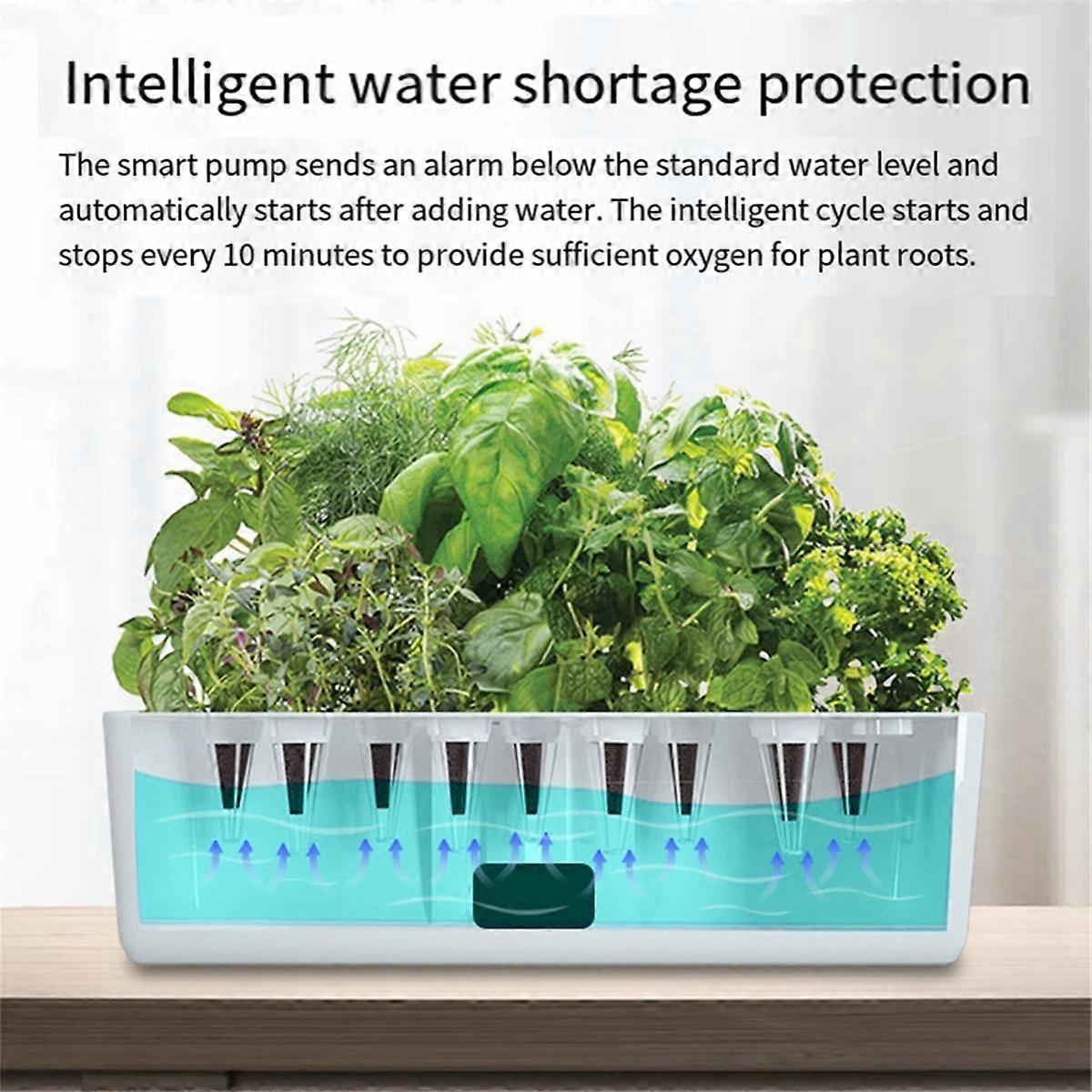 Water Pump Smart Hydroponics Growing System Indoor Garden Kit 9 Pods ...