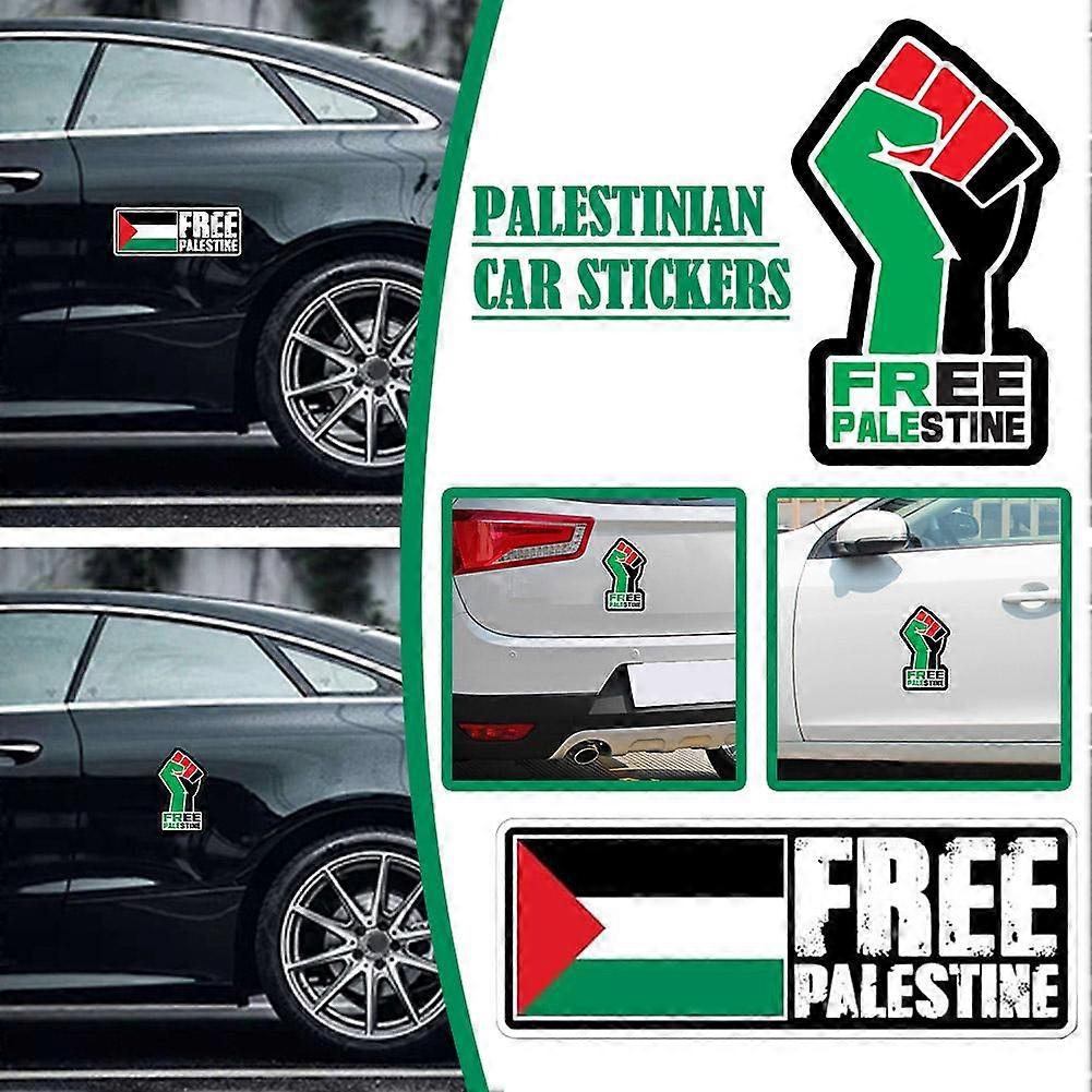 Free Palestine Sticker Flag Bumper Water Proof Vinyl Decal | Fruugo UK