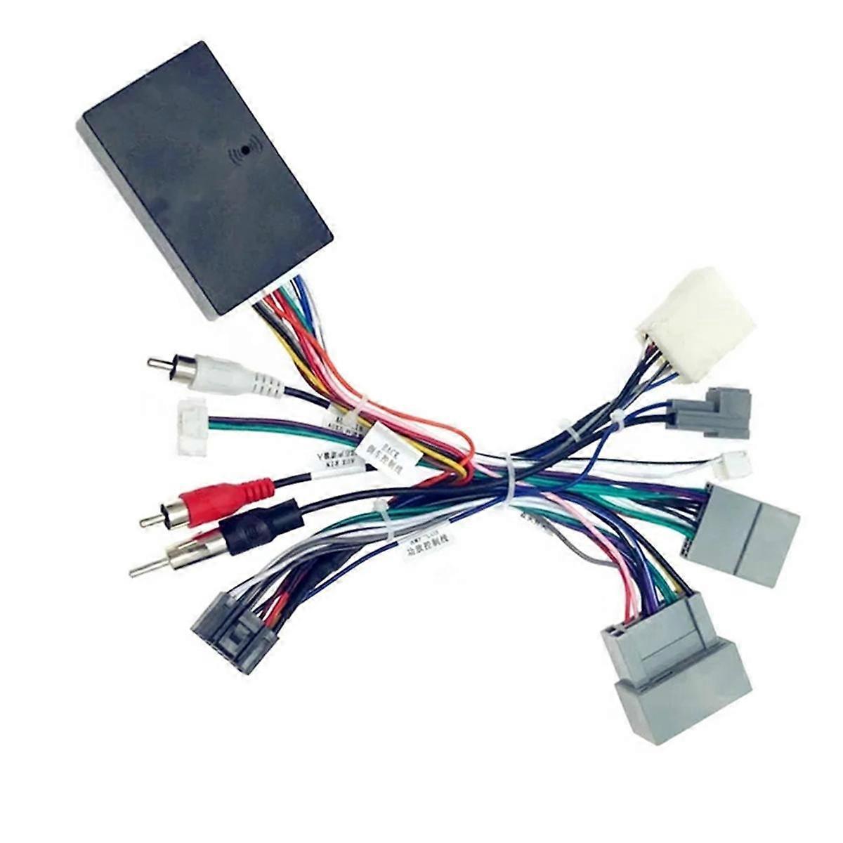 16 PIN Android Radio Power Cable Adapter W/ Canbus Box for / 2012-2015 ...