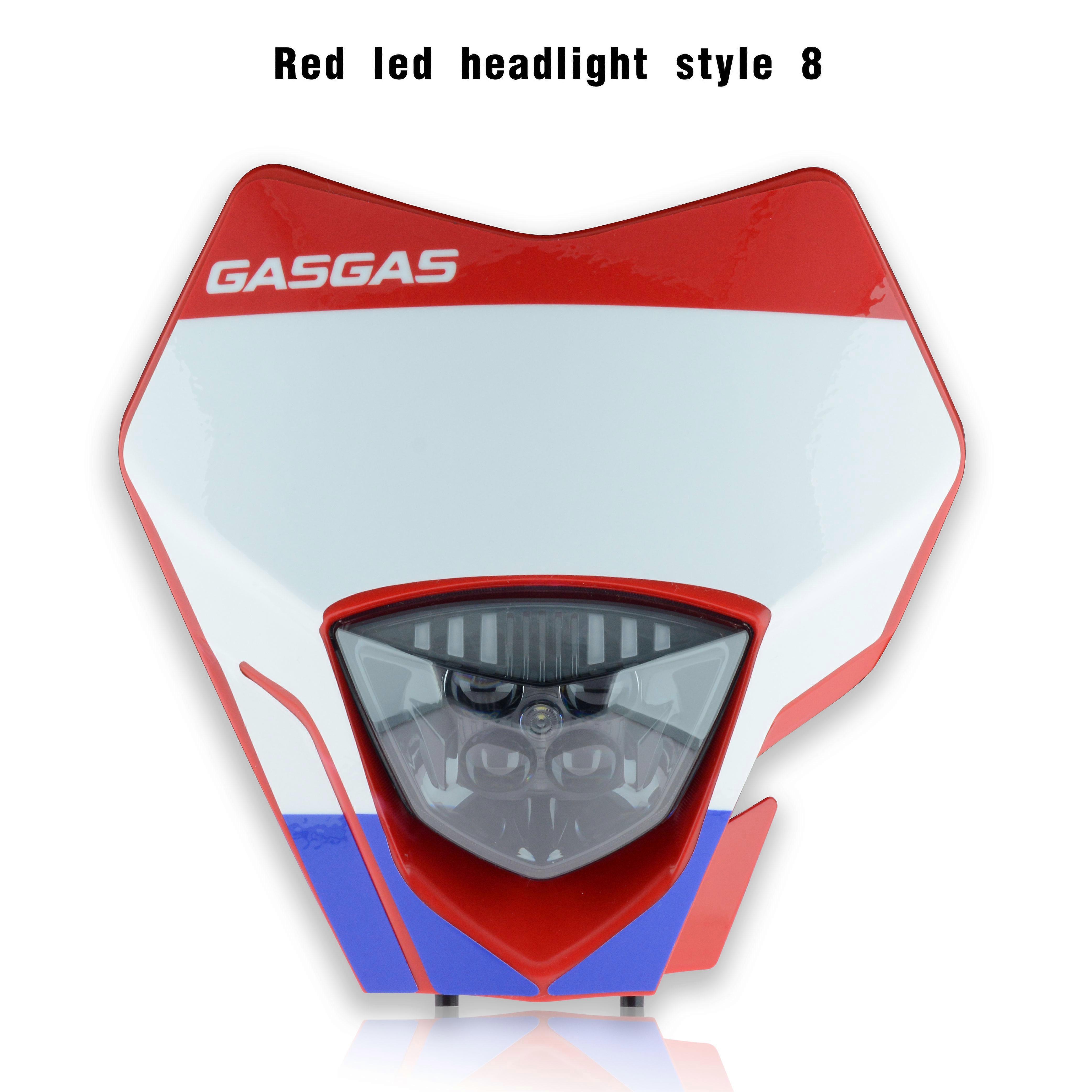 Motorcycle crystal LED Headlight Headlamp For GASGAS 2021-2023 EC 2021 2022 2023 Enduro ...
