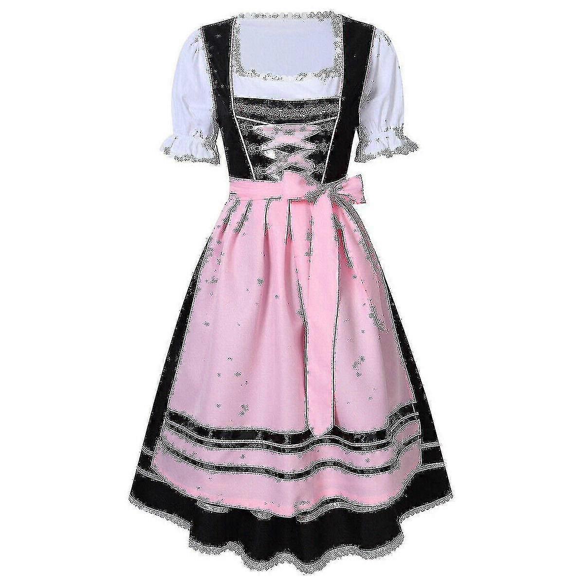 Dirndl Dress German Oktoberfest Bavarian Beer Wench Costume Maid ...