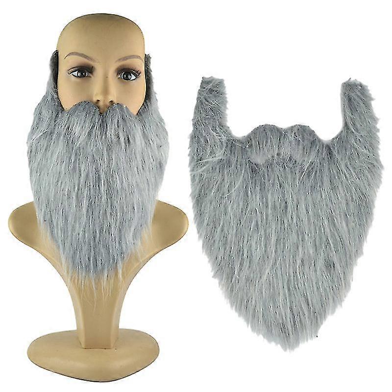 Diy Fancy Dress Fake Beard Long Fluff Beards Cosplay Costume Props ...