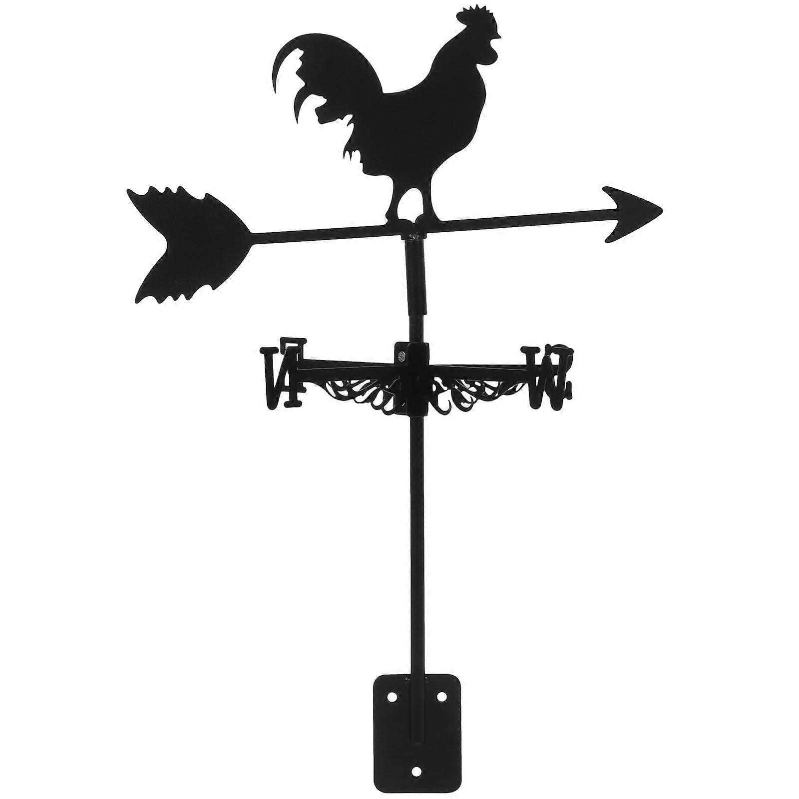 Wind Vane Rooster Weathervane Ornament Retro Metal Weather Vane Wind ...
