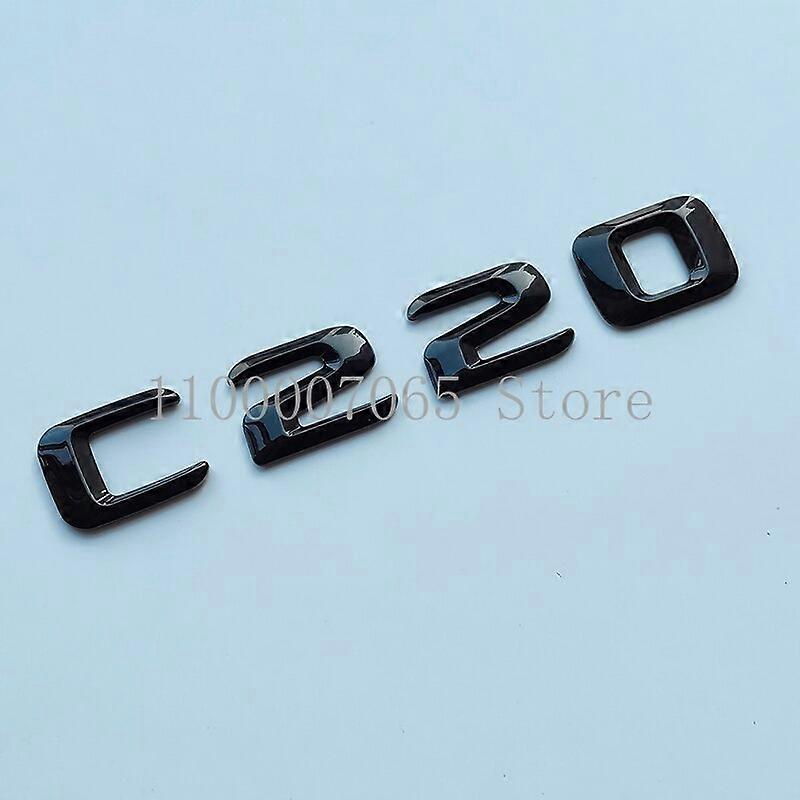 Glossy Black Letters C180 C200 C250 C300 C400 C220d C250d 4Matic ABS ...