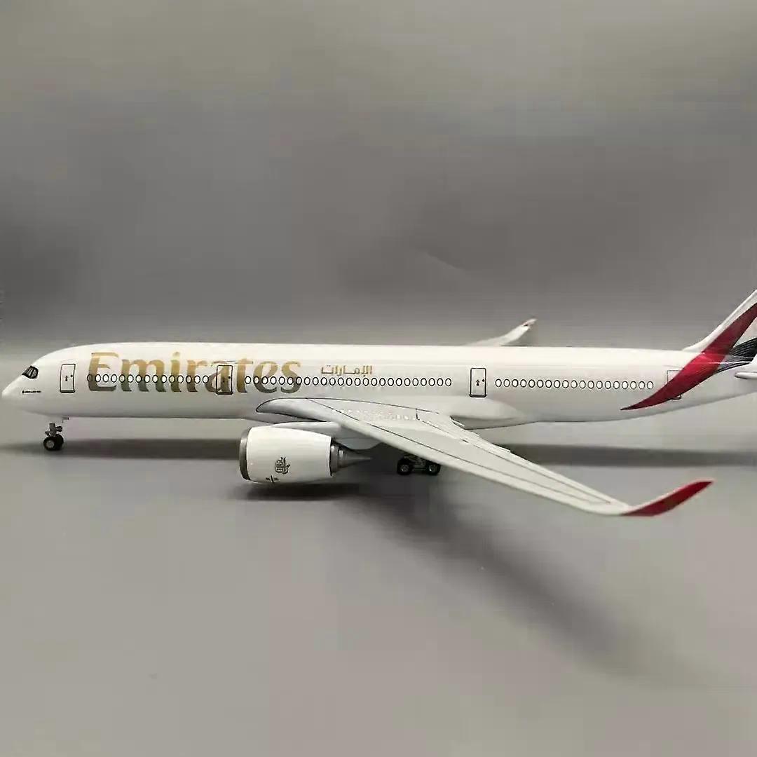 Model Airplane 47CM Scale Airplane Airbus A350 Emirates Airline Plane ...