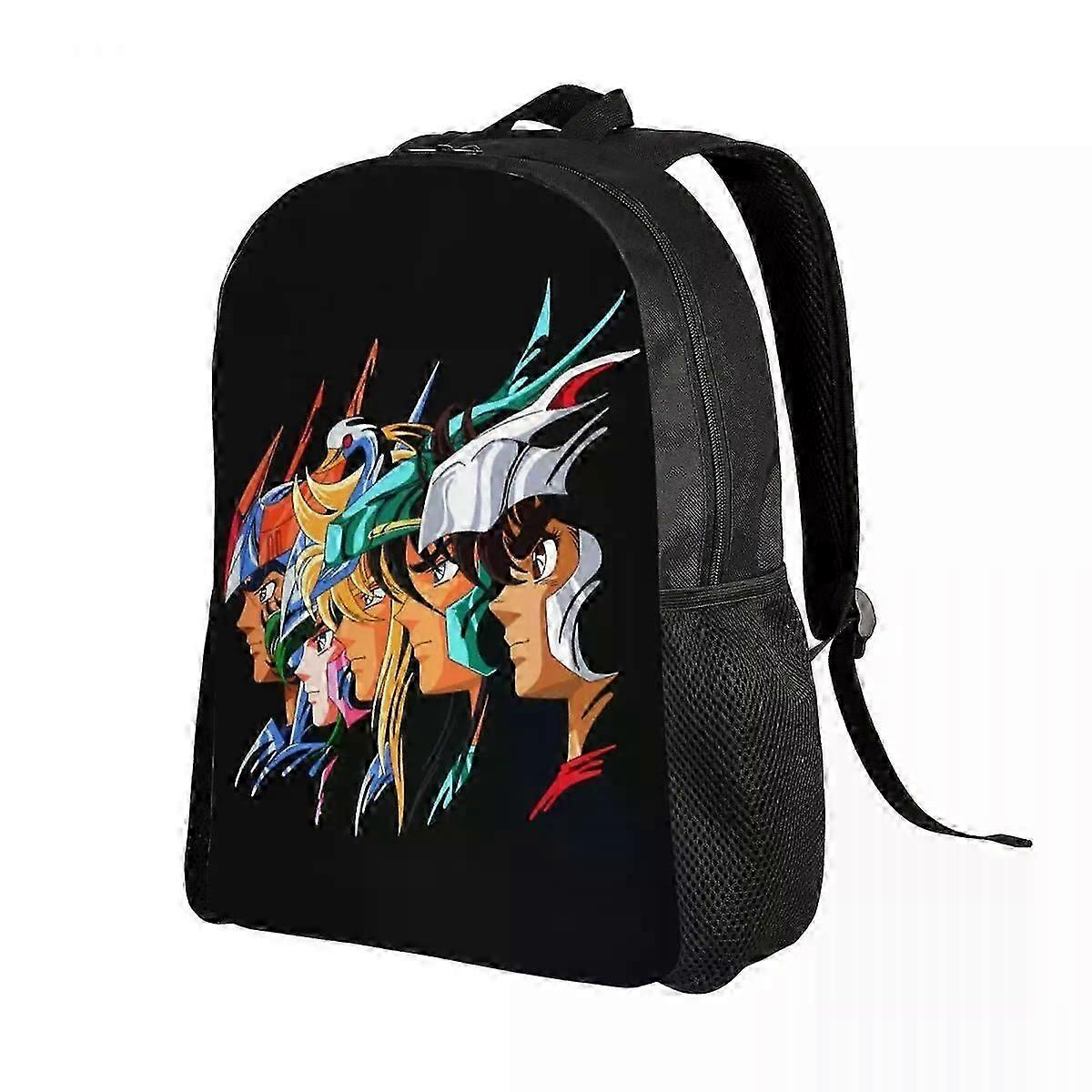 v1950 Custom Saint Seiya Knights Of The Zodiac Backpacks Women Men ...